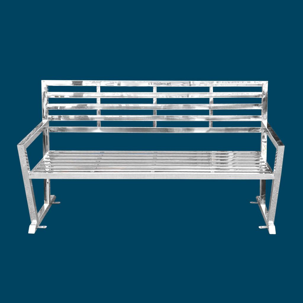 Sitting Bench with Backrest for Hospitals, Offices, Waiting Rooms