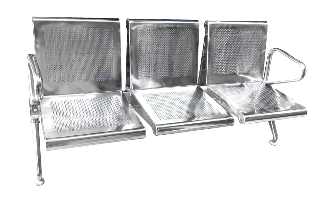 Visitor Bench for Office Waiting Room Reception SS Steel 304- S K ...